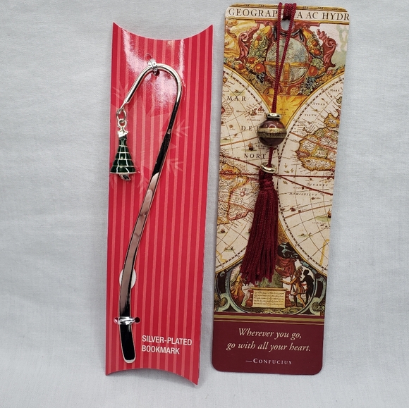Barnes & Noble | Office | Two Bookmarks Silverplated Christmas And ...